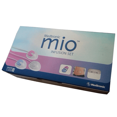 Medtronic Minimed Mio Infusion Set 6mm w/23″ Tube Pink 10/bx MMT 943 ...