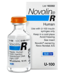 Novolin R Insulin U-100 - 10 mL Vial - DiabetesSupplies4Less