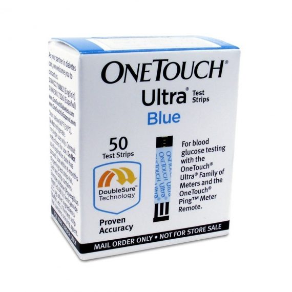 One Touch Ultra Test Strips - Box of 50 - DiabetesSupplies4Less