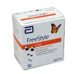Abbott FreeStyle Lite Glucose Test Strips Nfrs 50Ct ...